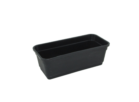 MACETA JARDINERA 15 CM GRIS AZABACHE — Sansei